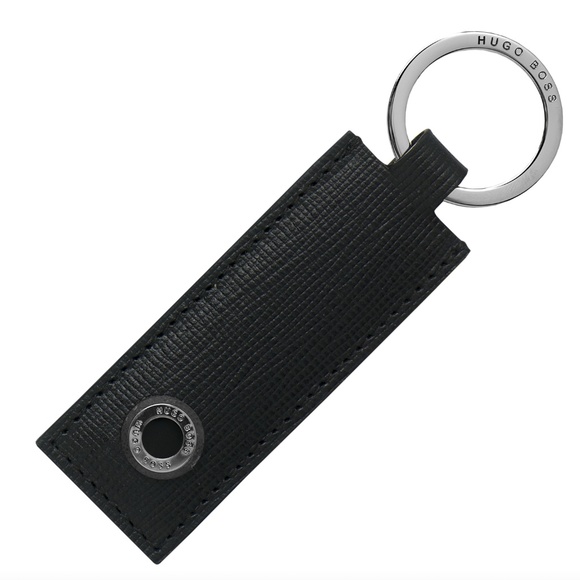 Hugo Boss | Accessories | Hugo Boss Leather Key Ring Msrp 99 Bnwt ...
